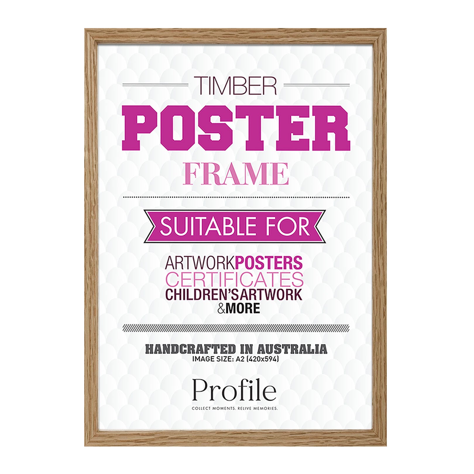 A2 Oak Frames | Solid Timber A2 Picture Frames Made in Australia ...